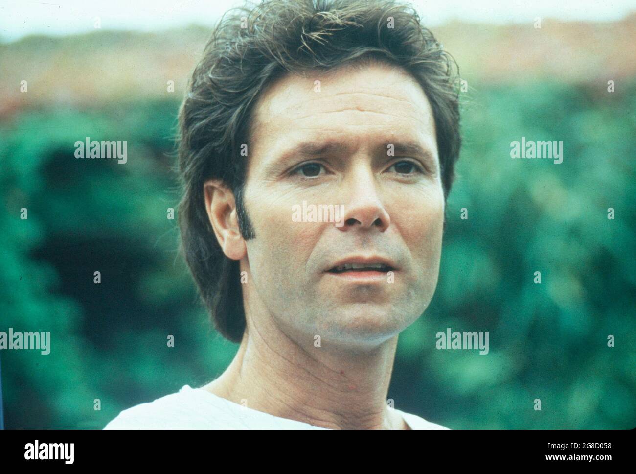 London, UK. LIBRARY. Cliff Richard. Mid 1980s. ReCap:18.07.21. Ref ...