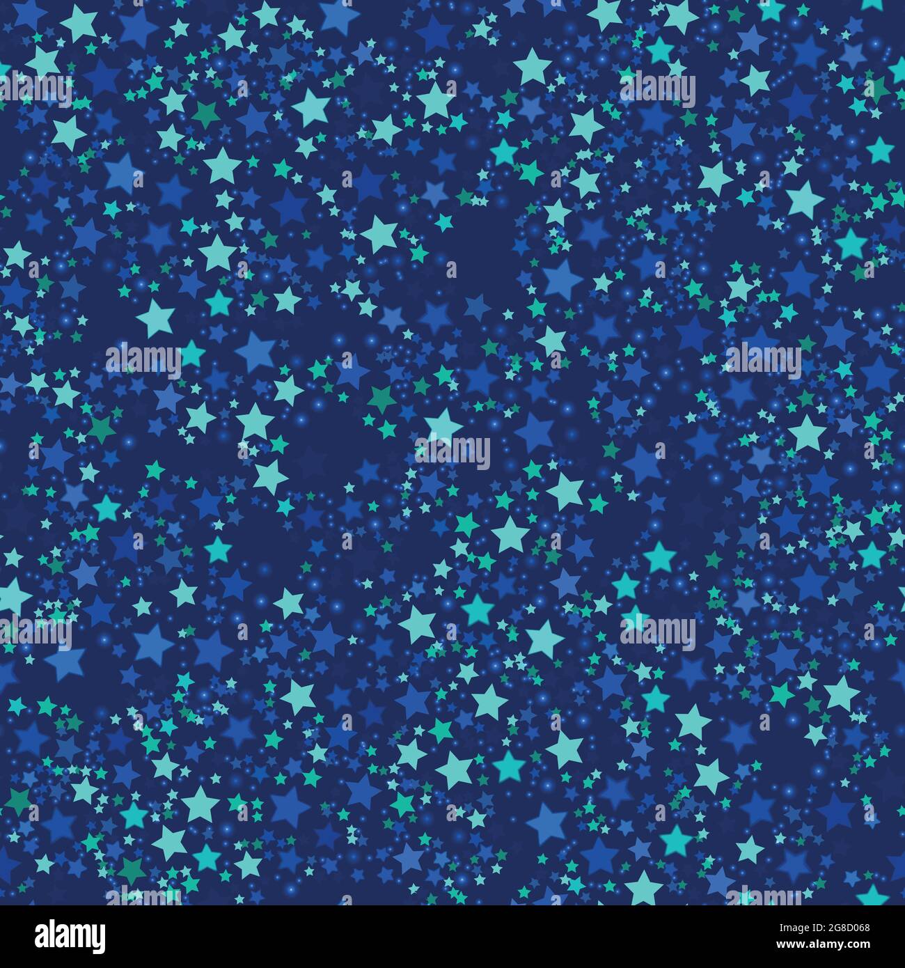 Starlight seamless pattern Vector illustration in flat design Many ...