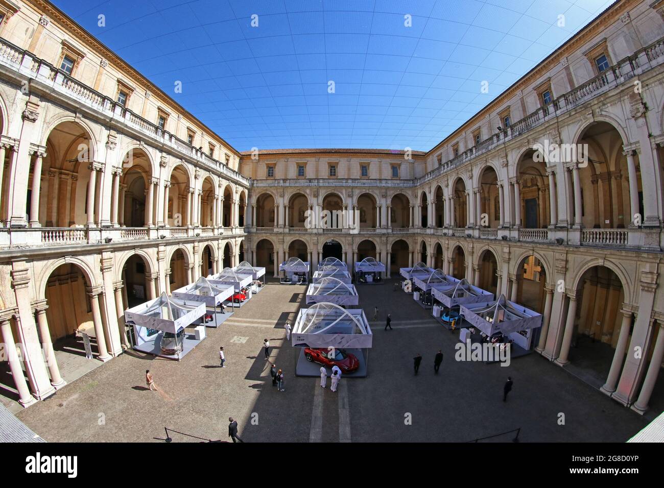 Modena, Italy, july 1 2021 - Motor Valley Exibition for super cars and ...