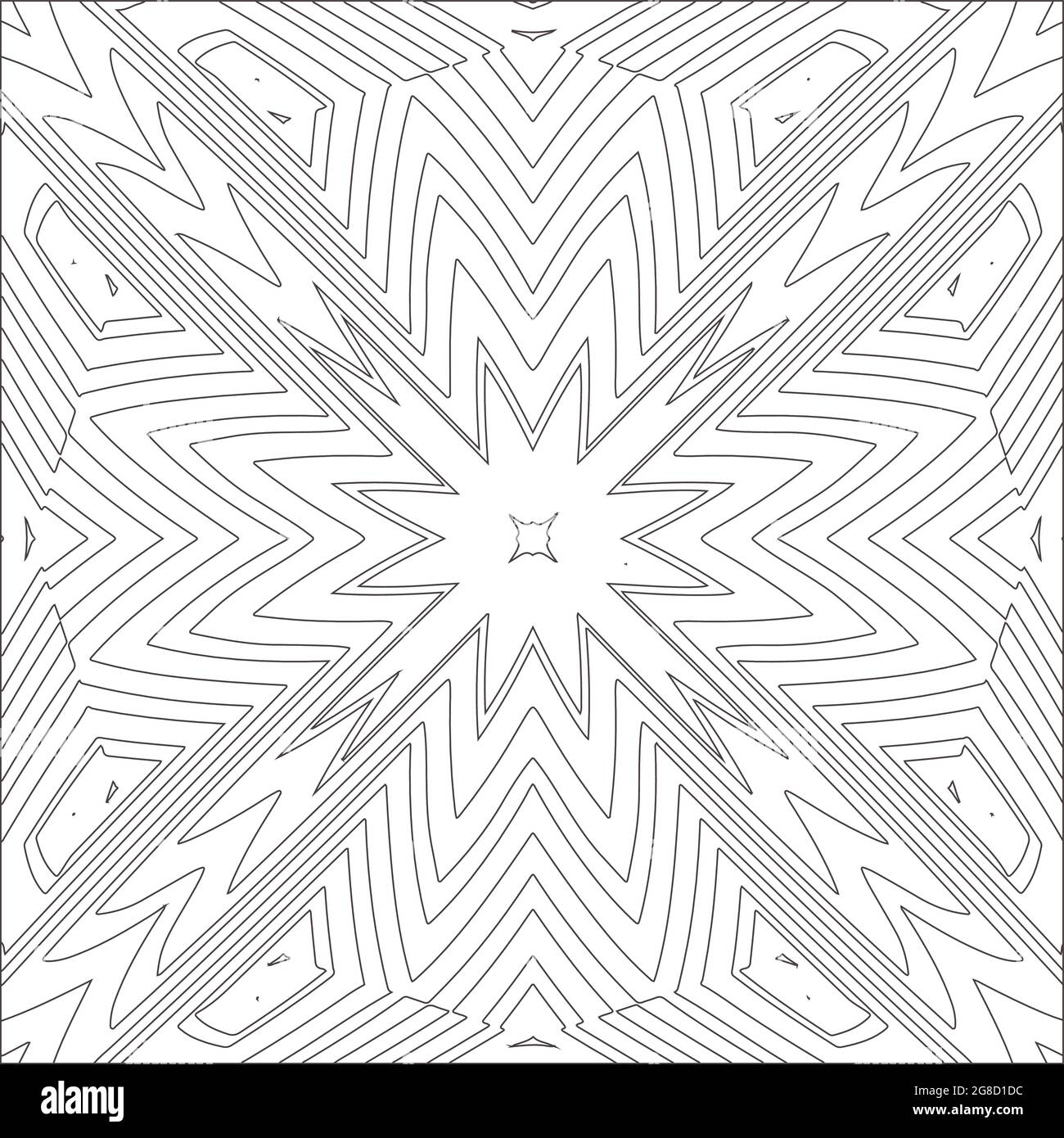 Vector geometric pattern. Black and white pattern Stock Vector Image ...