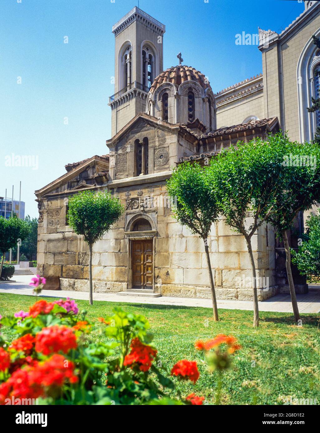 Athens, Little Metropolis Byzantine church 12th Century, former Church ...