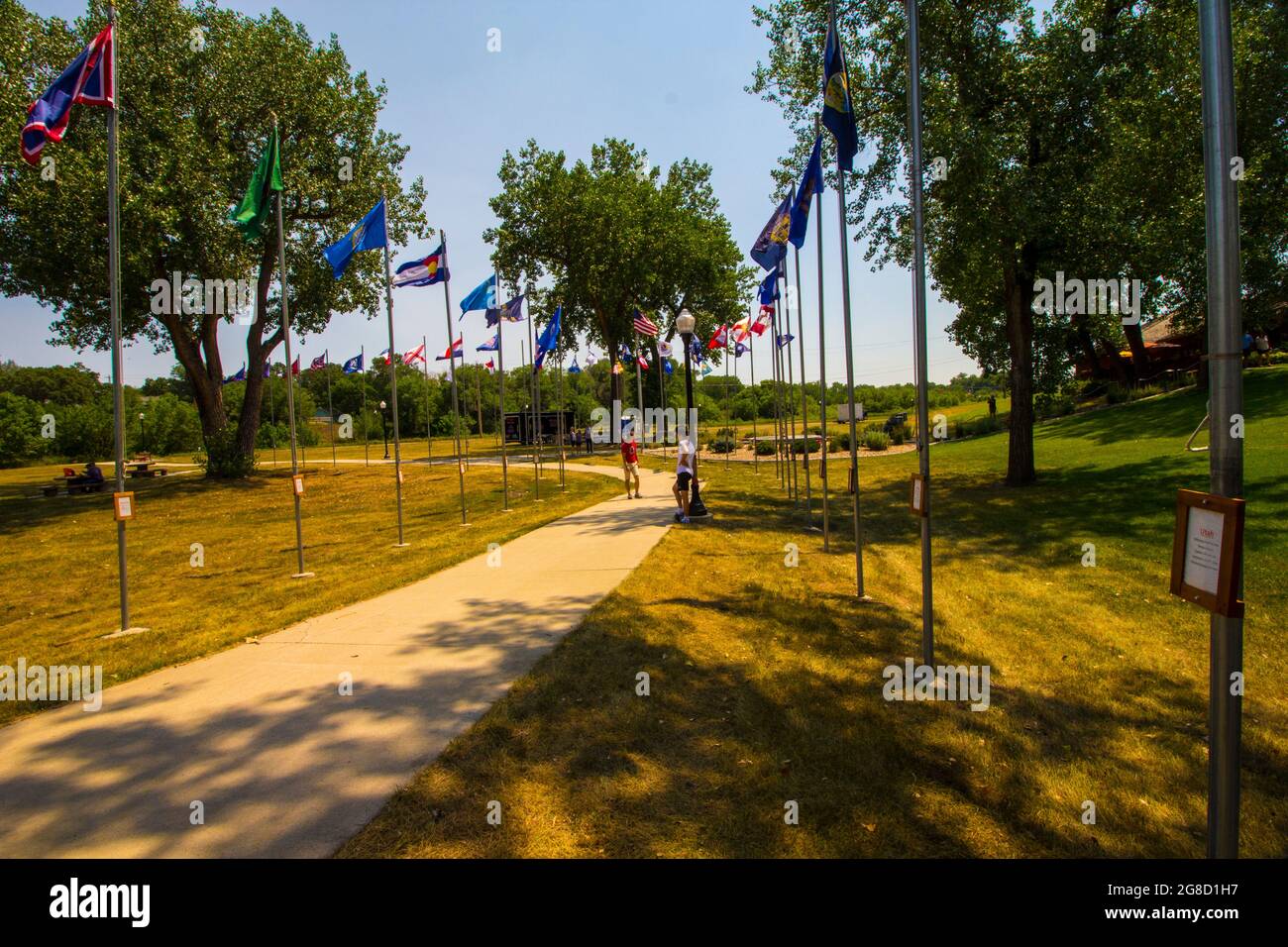 Geographical Center of the US Monument, Belle Fourche, South Dakota ...