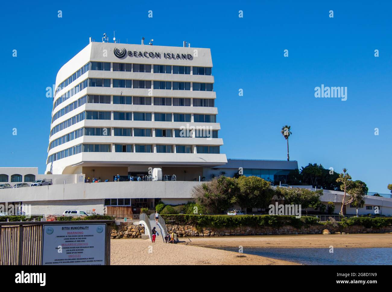 Plettenberg Bay, South Africa - the landmark Beacon Island hotel in the ...