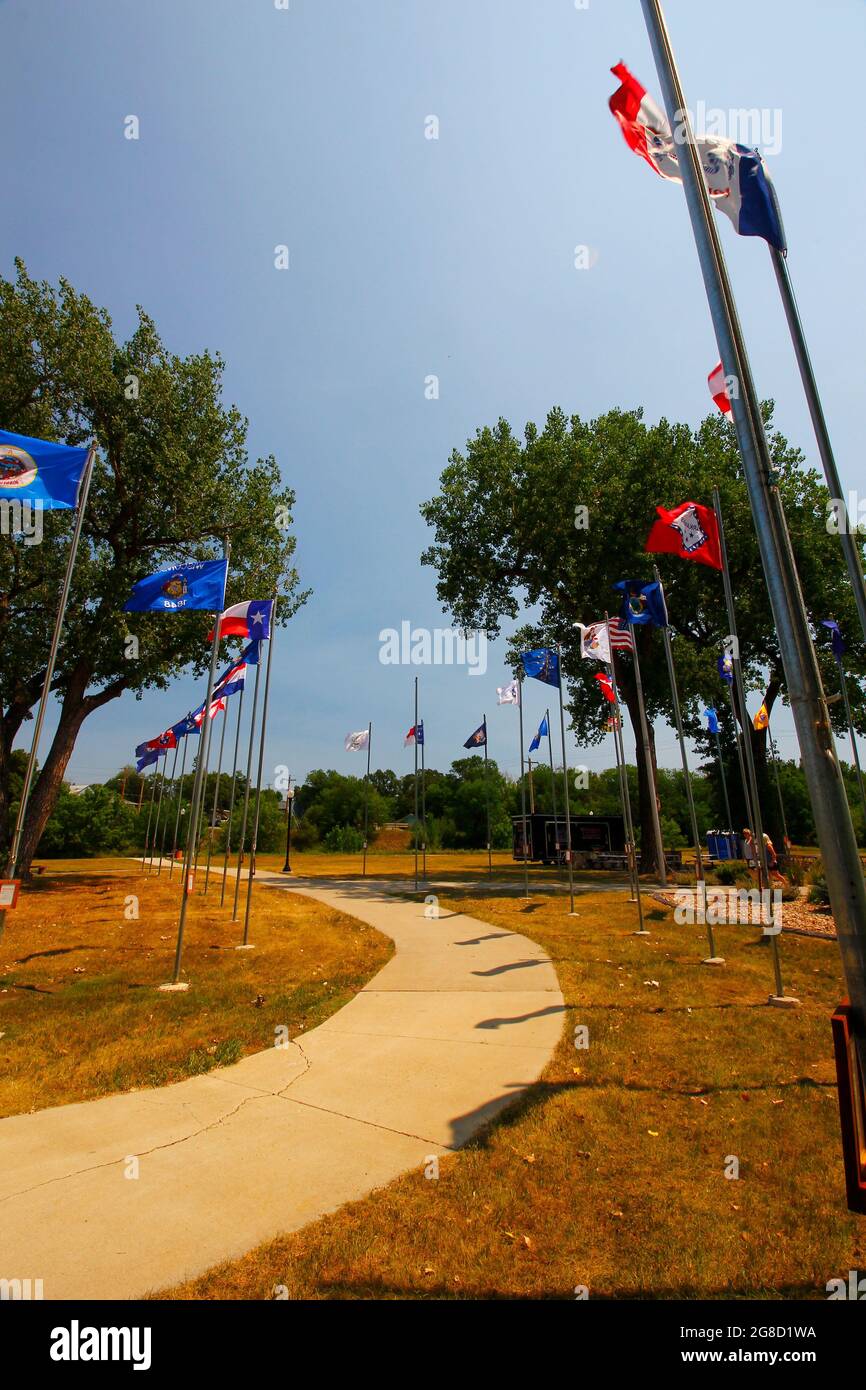 Belle fourche map hi-res stock photography and images - Alamy