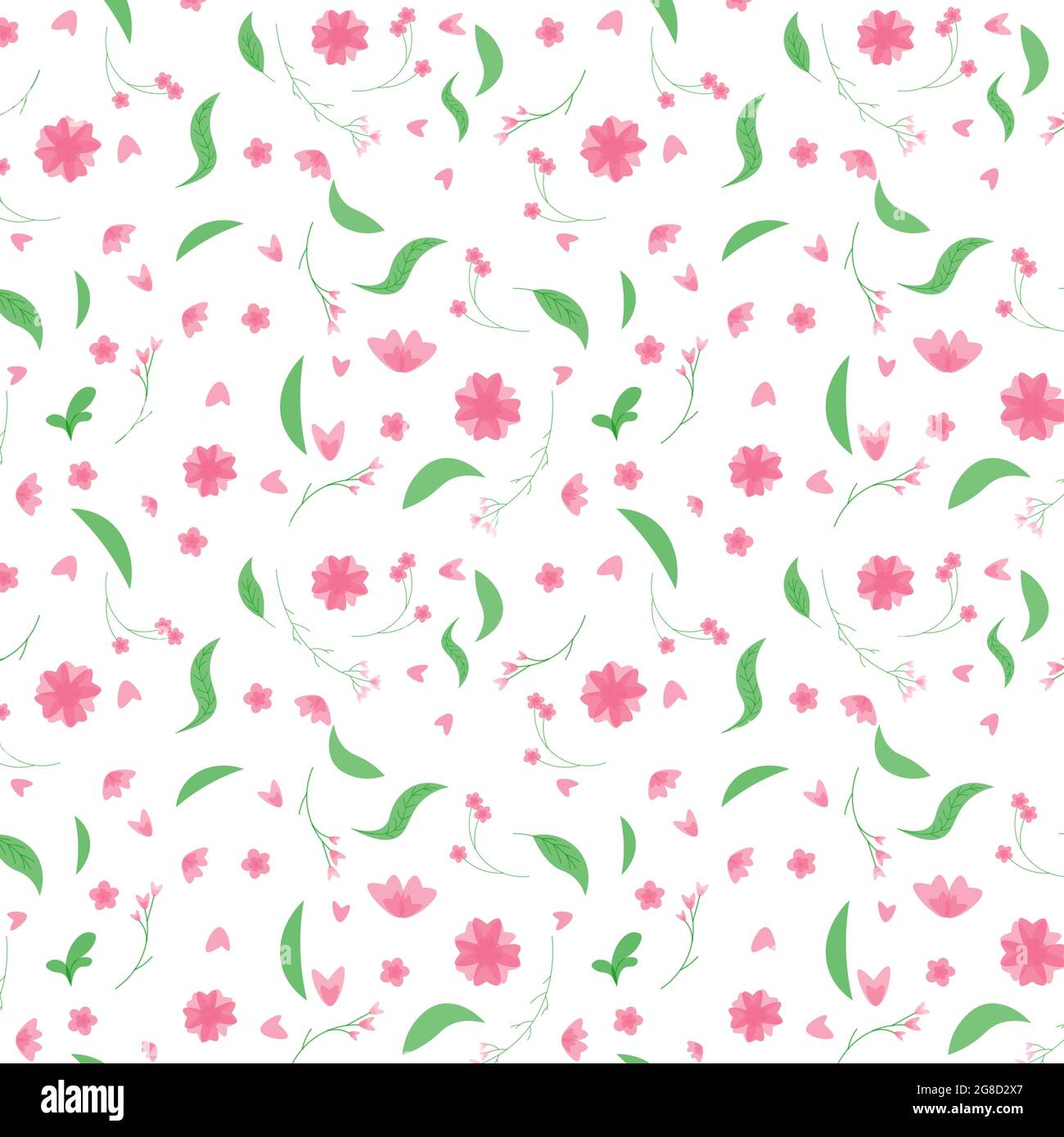 Abstract organic floral pattern background. Vector illustration Stock ...