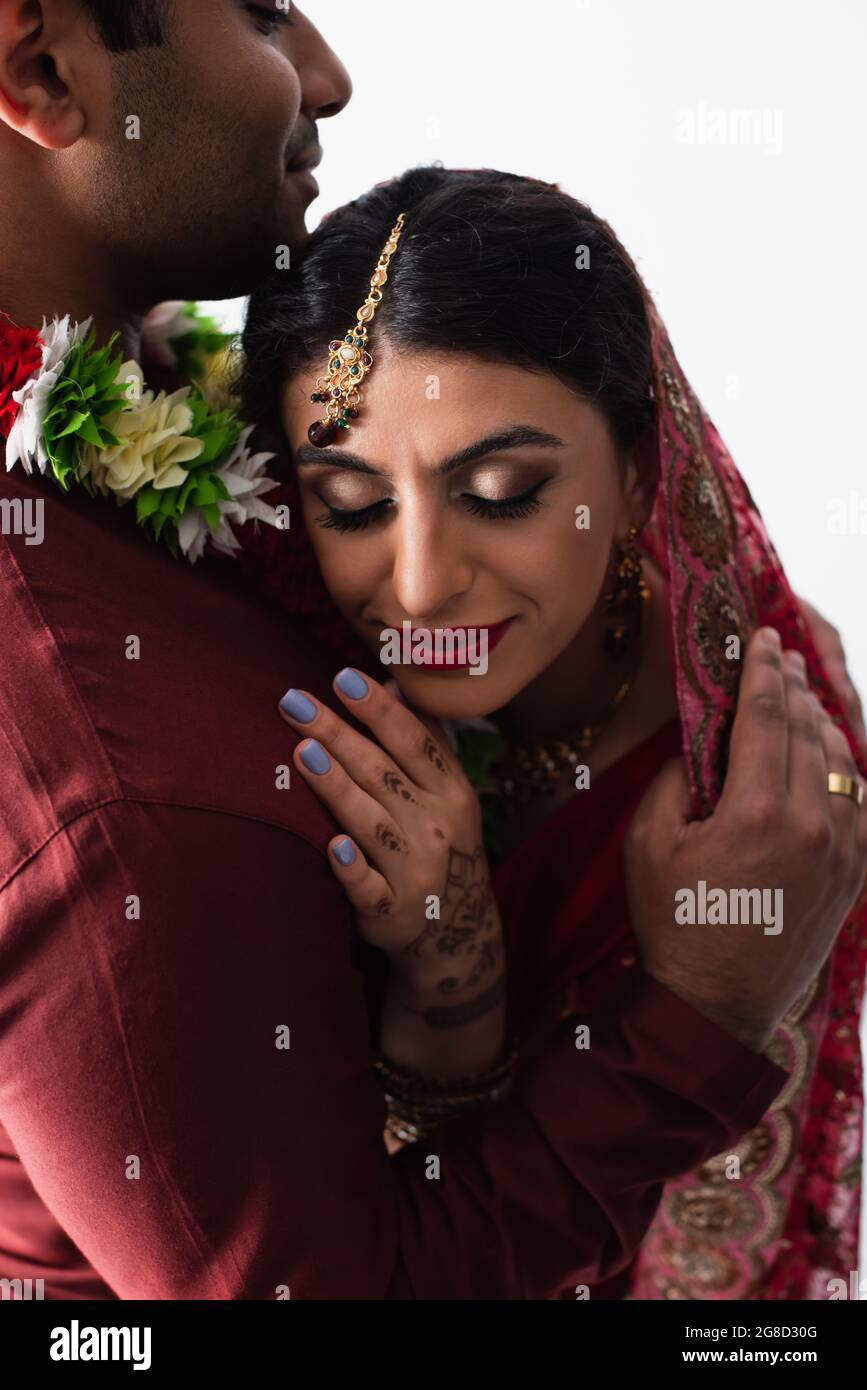 Together hugging husband indian hi-res stock photography and images - Alamy