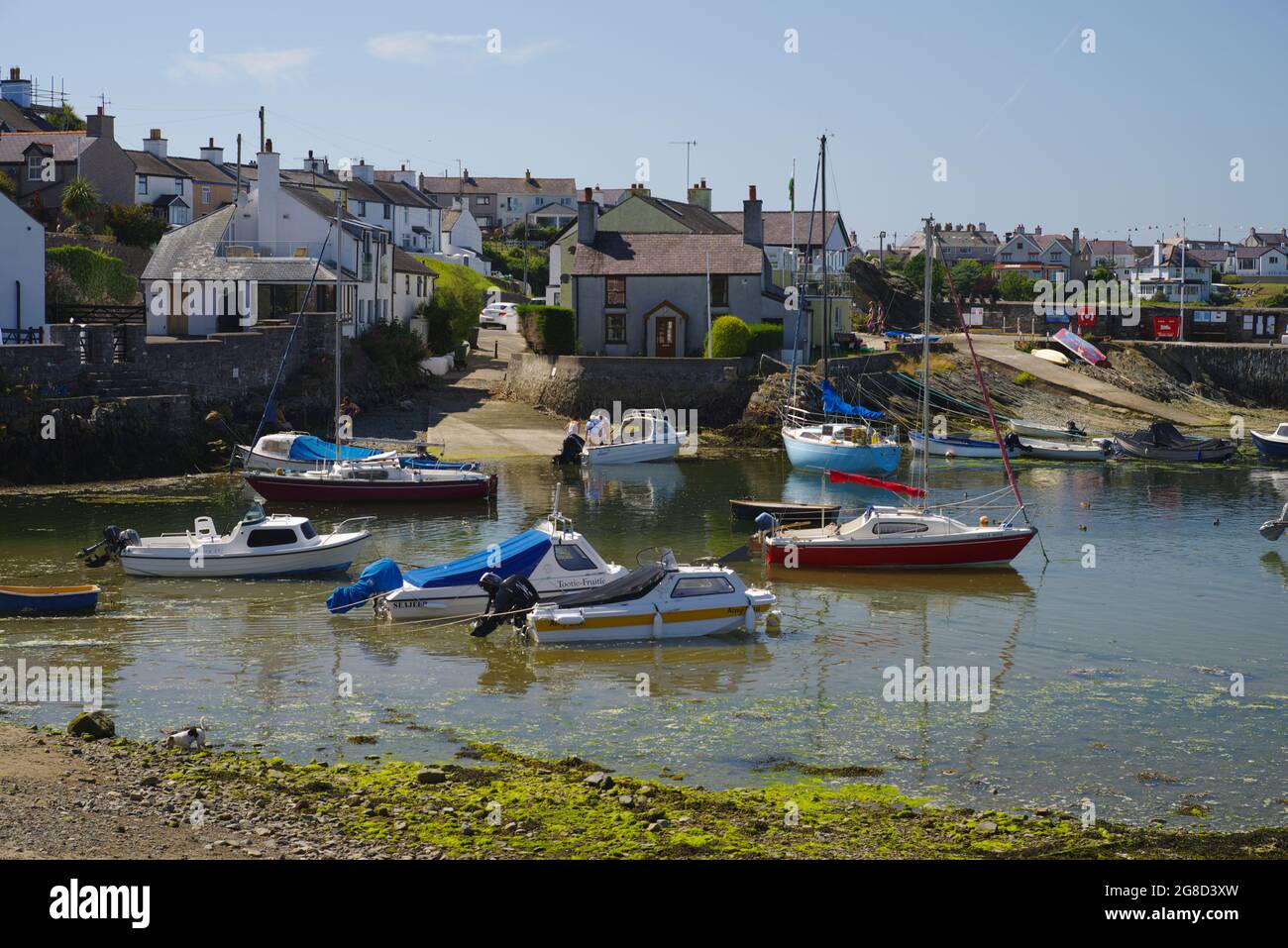 Cemaes Bay, Anglesey, North Wales Stock Photo - Alamy
