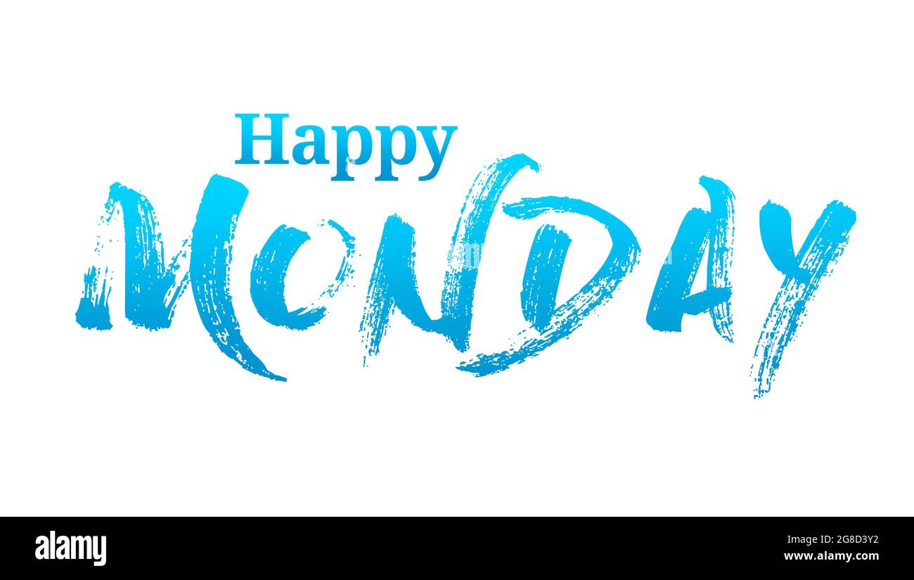 Happy monday greeting card Cut Out Stock Images & Pictures - Alamy