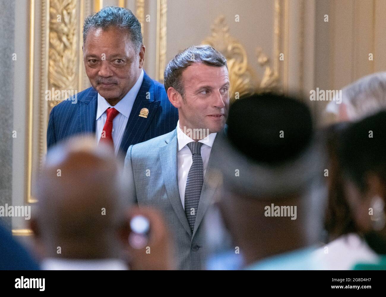 French President Emmanuel Macron awards Veteran American civil rights ...