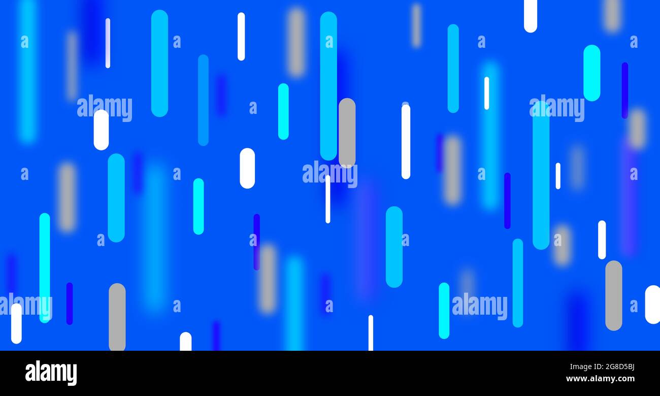 Blue Colour with Neon Stripes and Line Effect Background. Bright ...