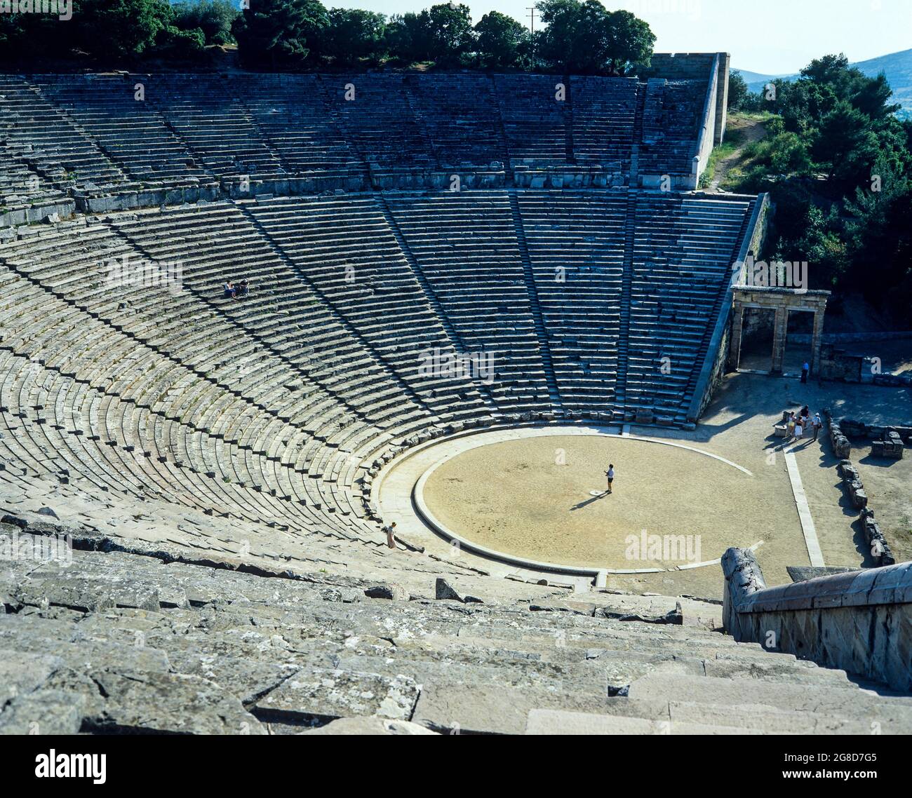 Ancient epidaurus tourists hi-res stock photography and images - Alamy