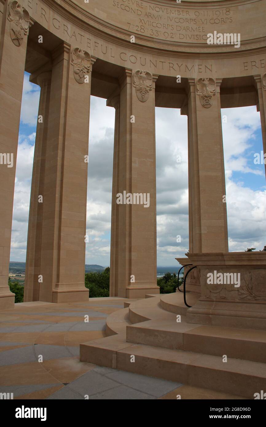 us war memorial at montsec hill in lorraine (france Stock Photo - Alamy