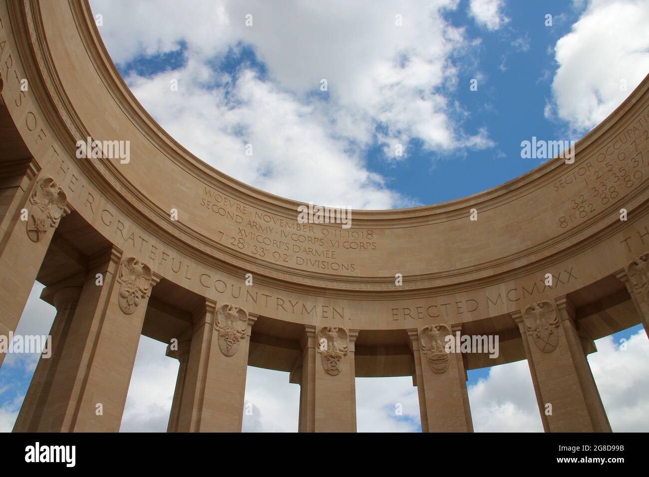 us war memorial at montsec hill in lorraine (france Stock Photo - Alamy