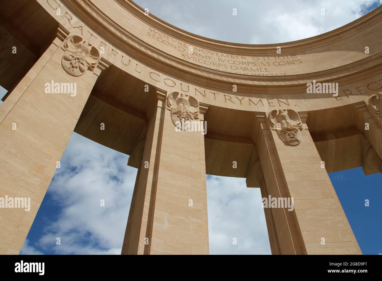 us war memorial at montsec hill in lorraine (france Stock Photo - Alamy