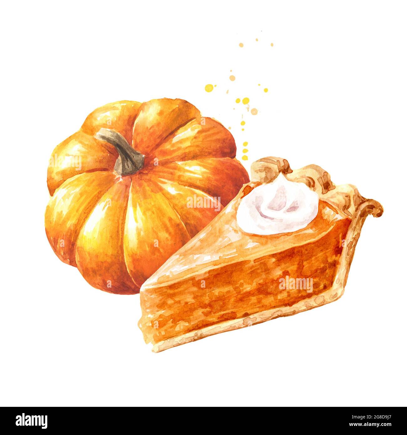 Whole Pumpkin Pie Clip Art