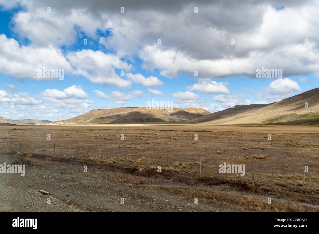 Countryside of Tierra del Fuego island, Chile Stock Photo - Alamy