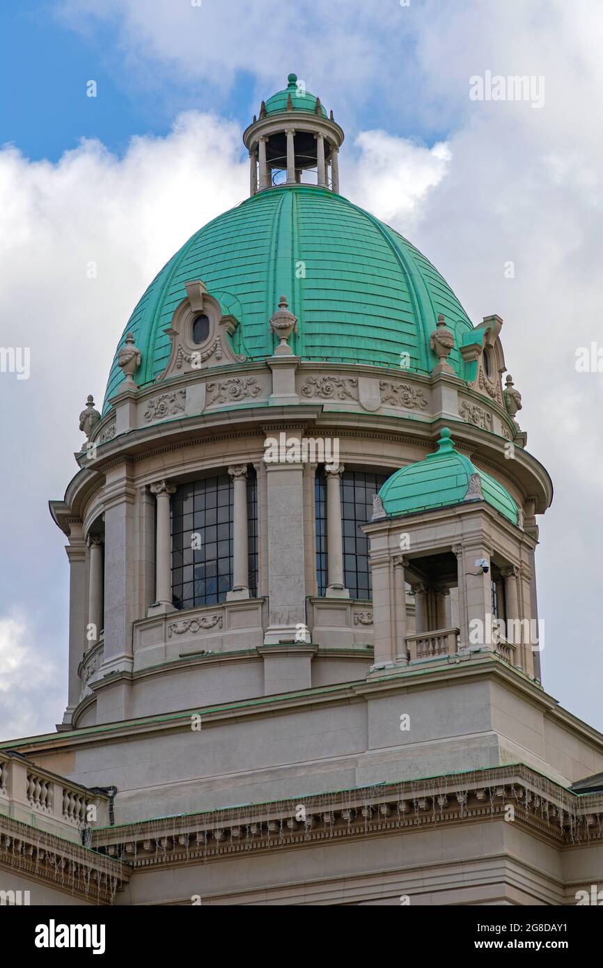 Big Green Dome at Parliament Building in Belgrade Serbia Stock Photo ...