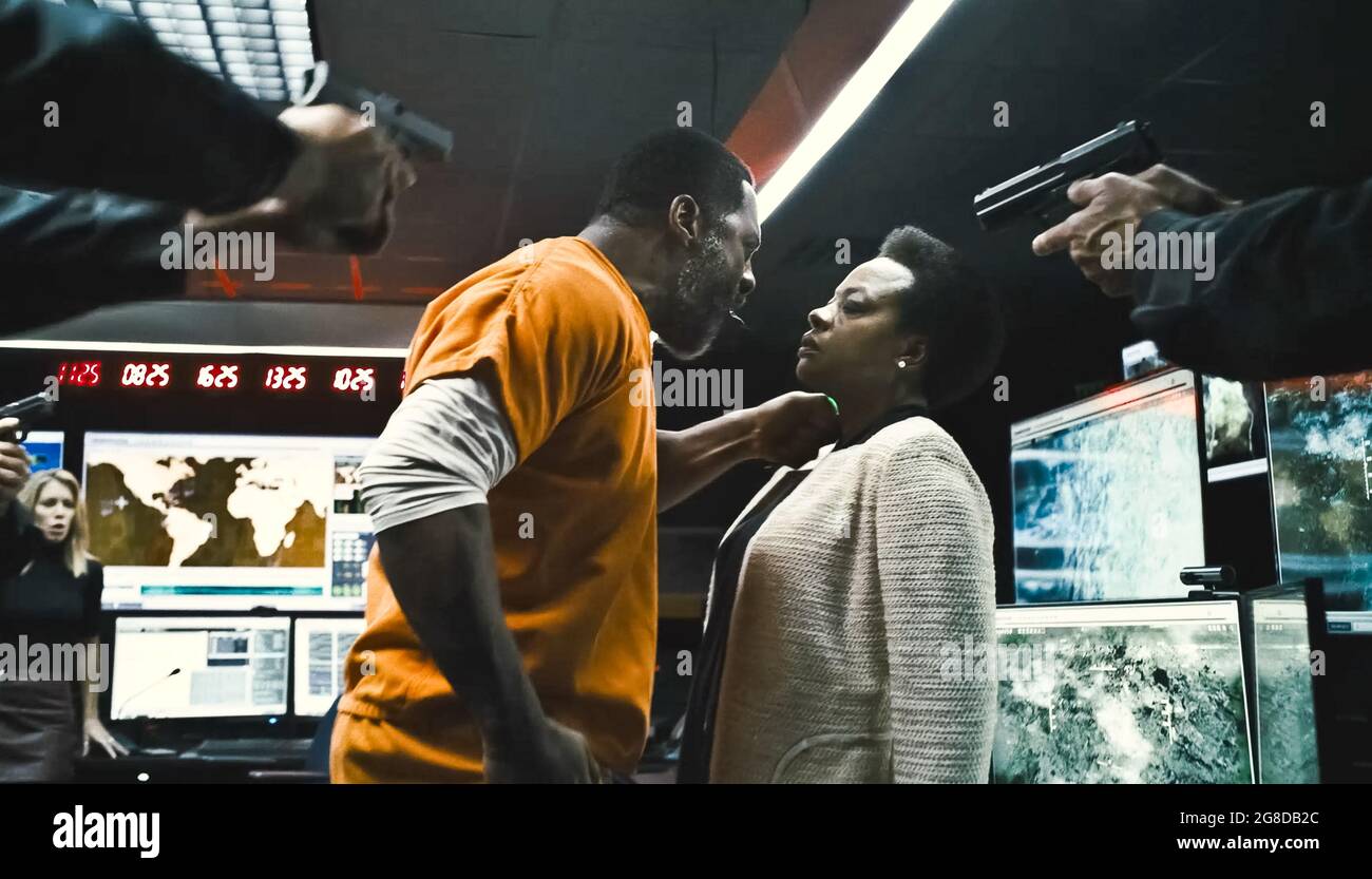 USA. Idris Elba and Viola Davis in a scene from the (C)Warner Bros ...