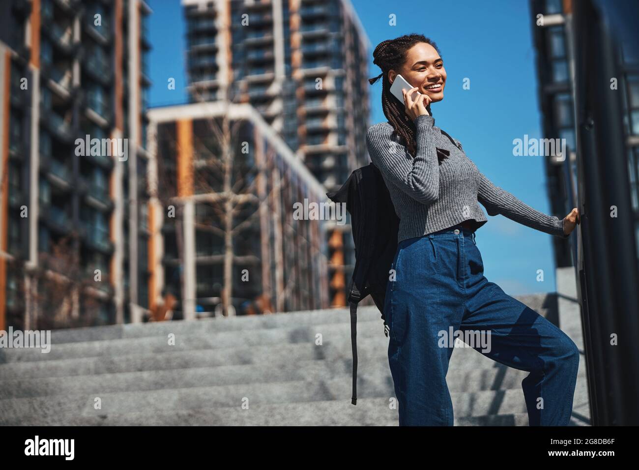 Contented female hi-res stock photography and images - Alamy