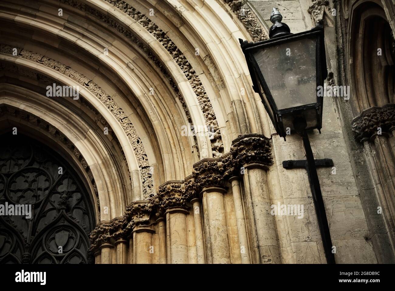 The ornate West door of York Minster, York, N Yorkshire, UK Stock Photo ...