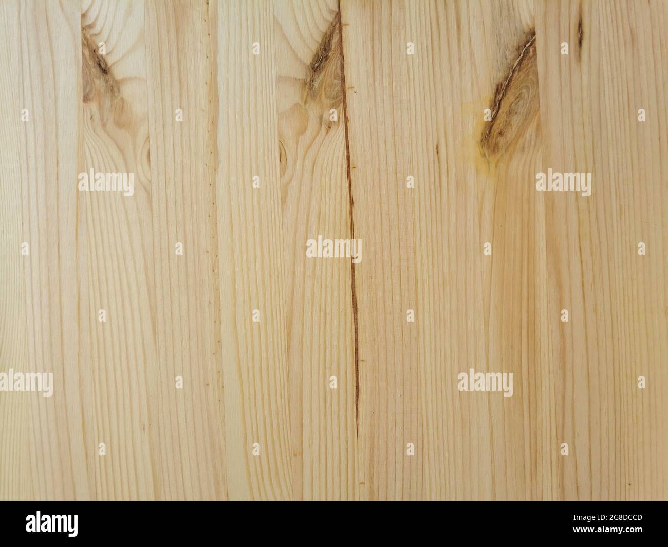 Texture of a spruce wood plank with light brown patterns Stock Photo ...