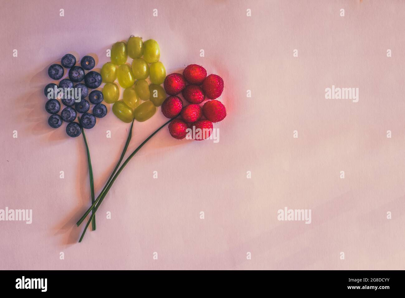 balloon made from raspberry, grapes and blueberries, vitamins for ...