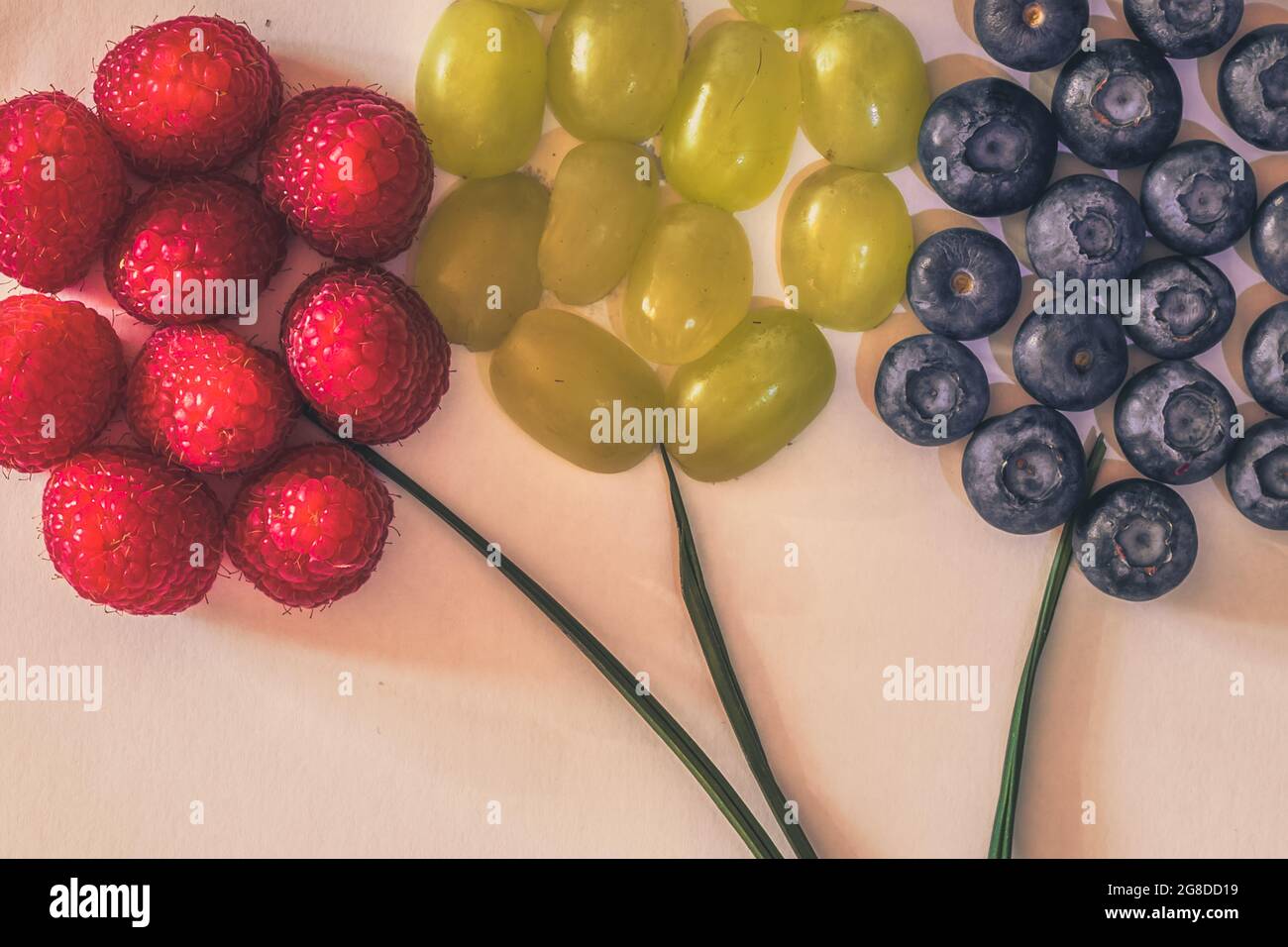 balloon made from raspberry, grapes and blueberries, vitamins for ...
