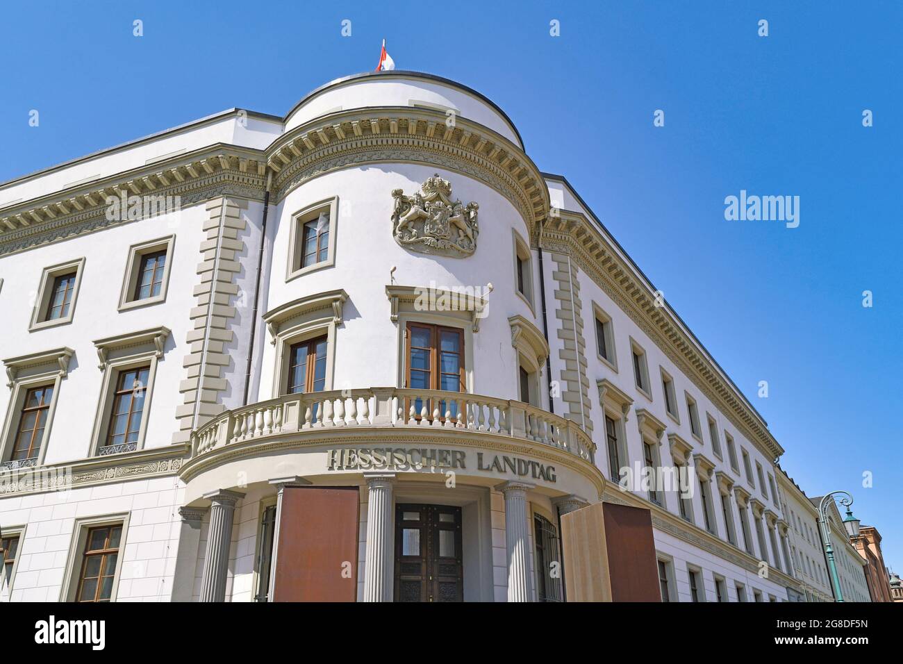 Building of 'Hessischer Landtag, the Parliament of the State of Hesse ...