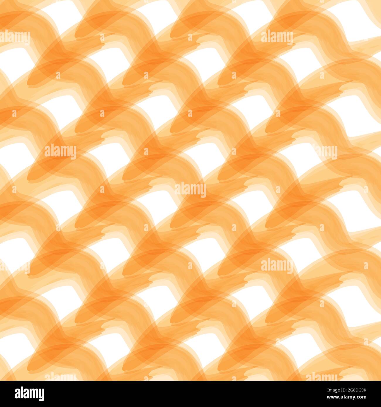Abstract seamless watercolor pattern in orange shades for prints ...