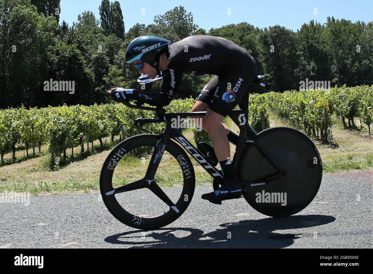 CASPER PEDERSEN of TEAM DSM during the Tour de France 2021, Cycling ...