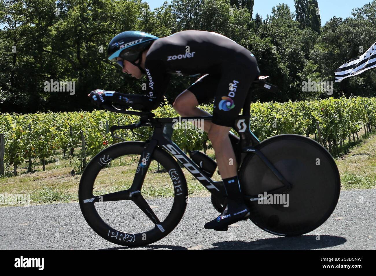 CASPER PEDERSEN of TEAM DSM during the Tour de France 2021, Cycling ...