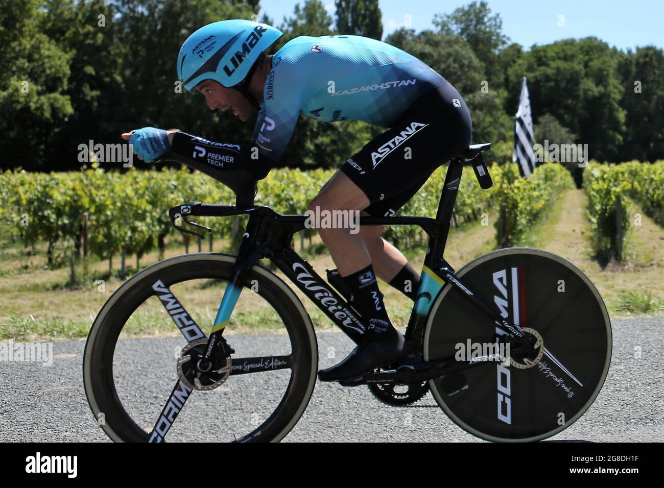 HUGO HOULE of Astana - Premier Tech during the Tour de France 2021 ...