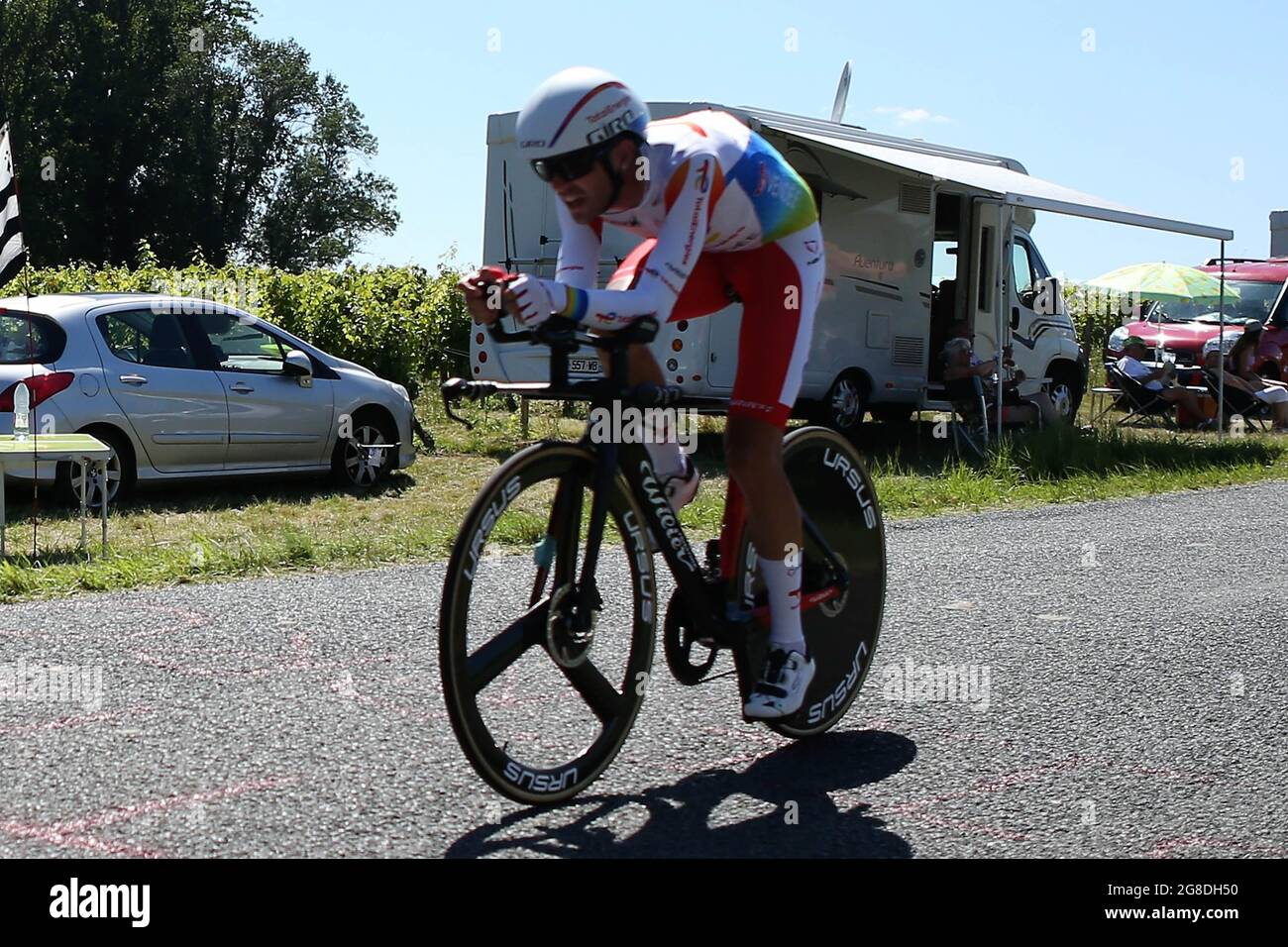 CRISTIAN RODRIGUEZ MARTIN of TOTALENERGIES during the Tour de France ...