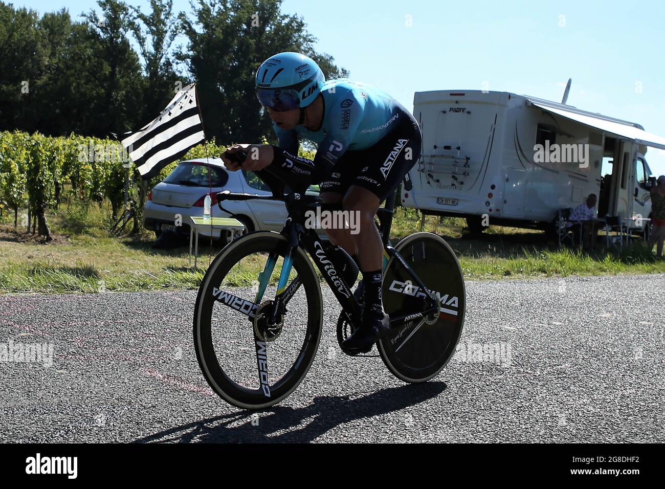 ALEXEY LUTSENKO of Astana Premier Tech during the Tour de France 2021 ...