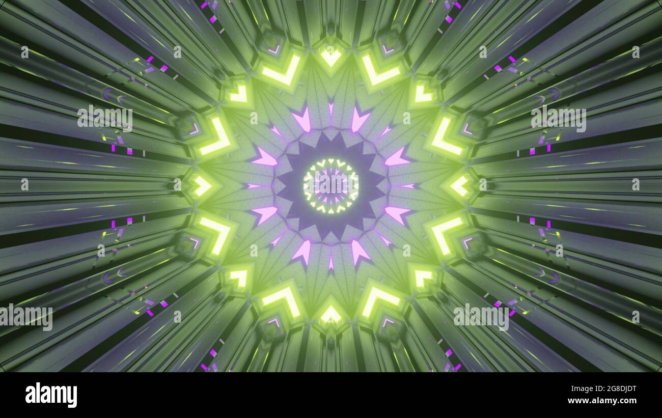 Abstract colorful octagonal shape Stock Photo - Alamy