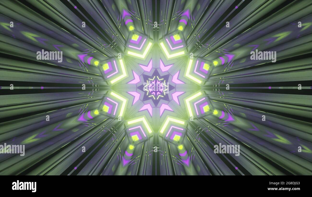 Abstract colorful octagonal shape Stock Photo - Alamy