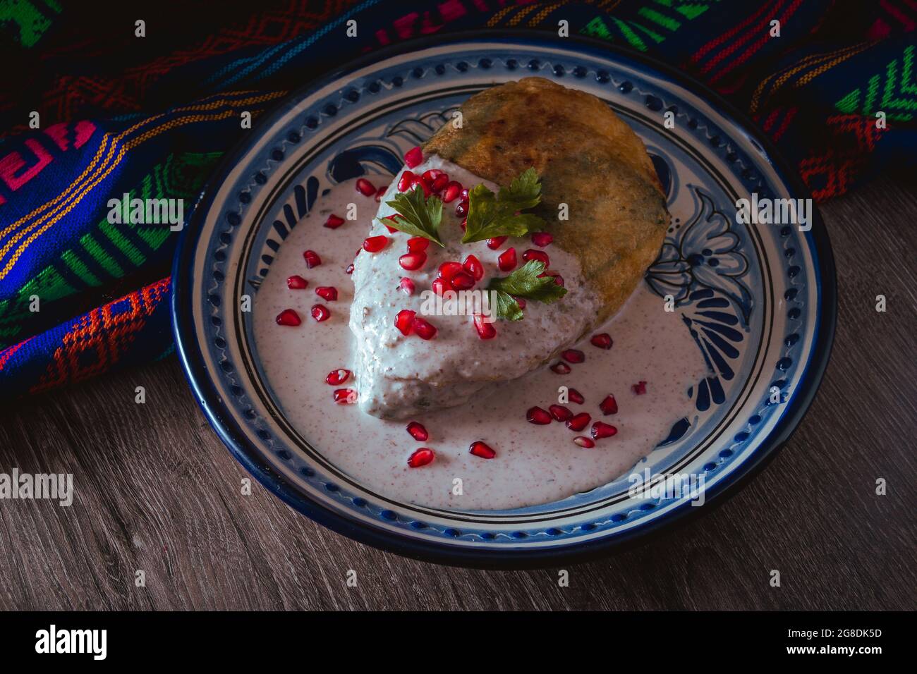 Chile en Nogada, traditional Mexican cuisine in Puebla Stock Photo - Alamy