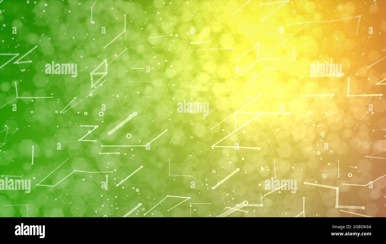 Abstract 3D illustration - nice vivid digital abstract background ...