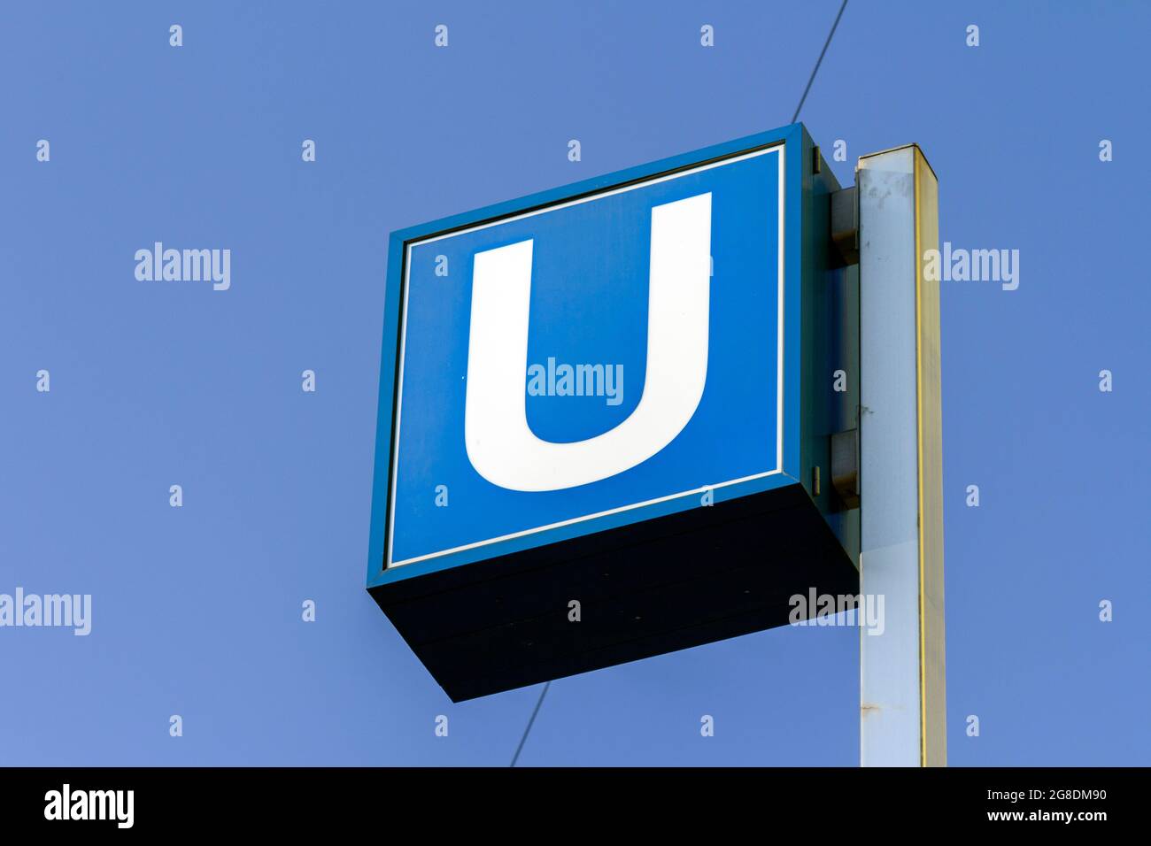 Public transport sign of the U-Bahn in Munich, Germany Stock Photo - Alamy
