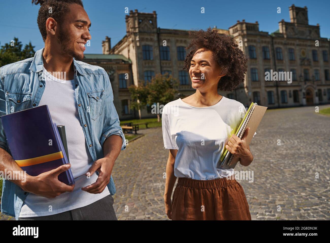 Positive happy woman coming hi-res stock photography and images - Alamy