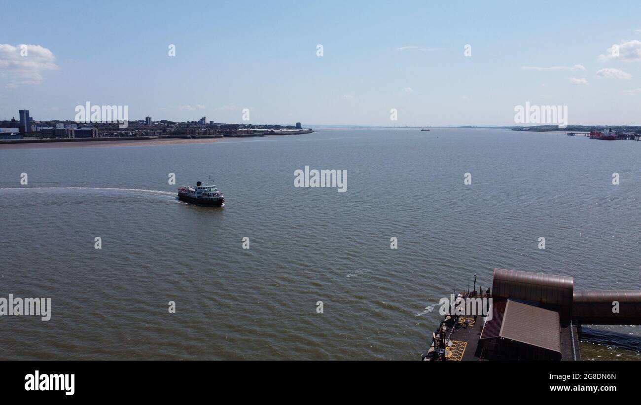 Drone photography of merseyside Stock Photo - Alamy