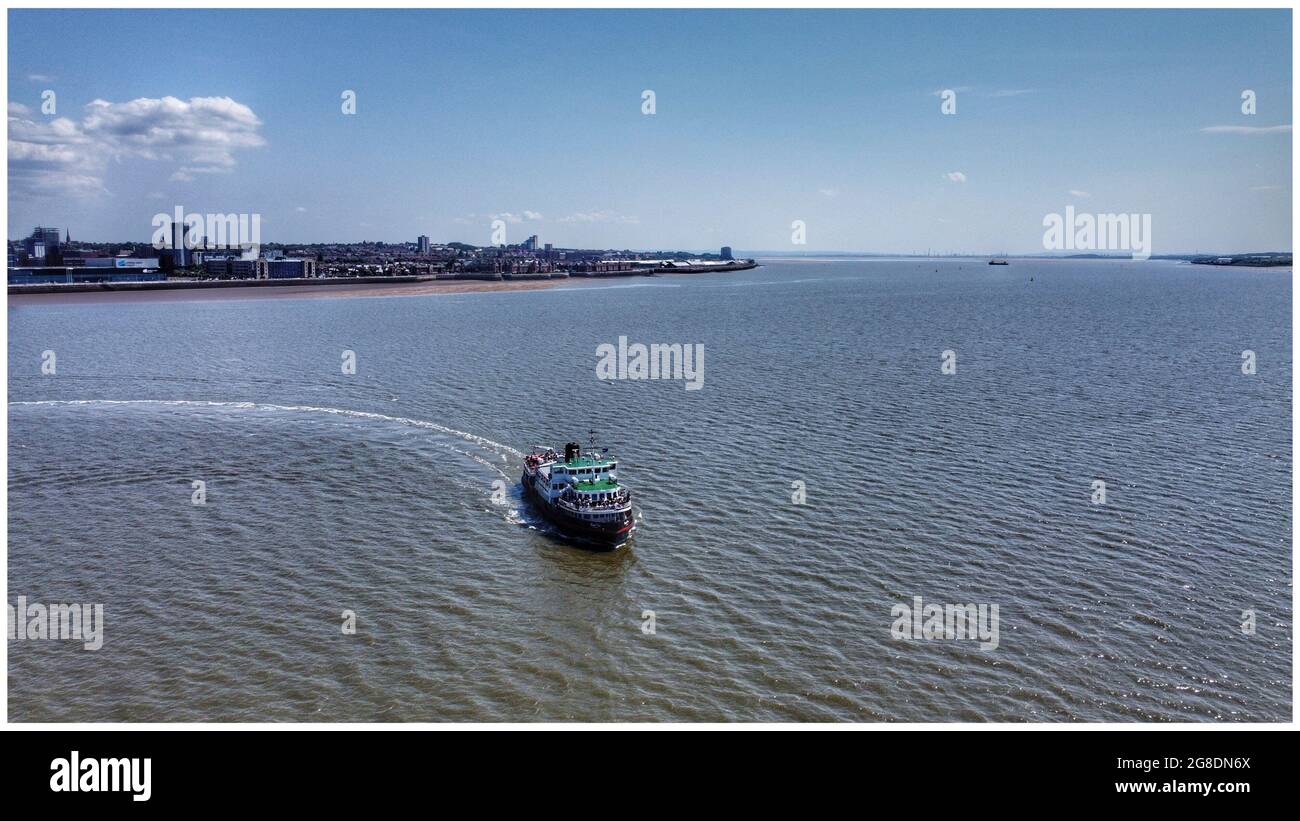 Drone photography of merseyside Stock Photo - Alamy