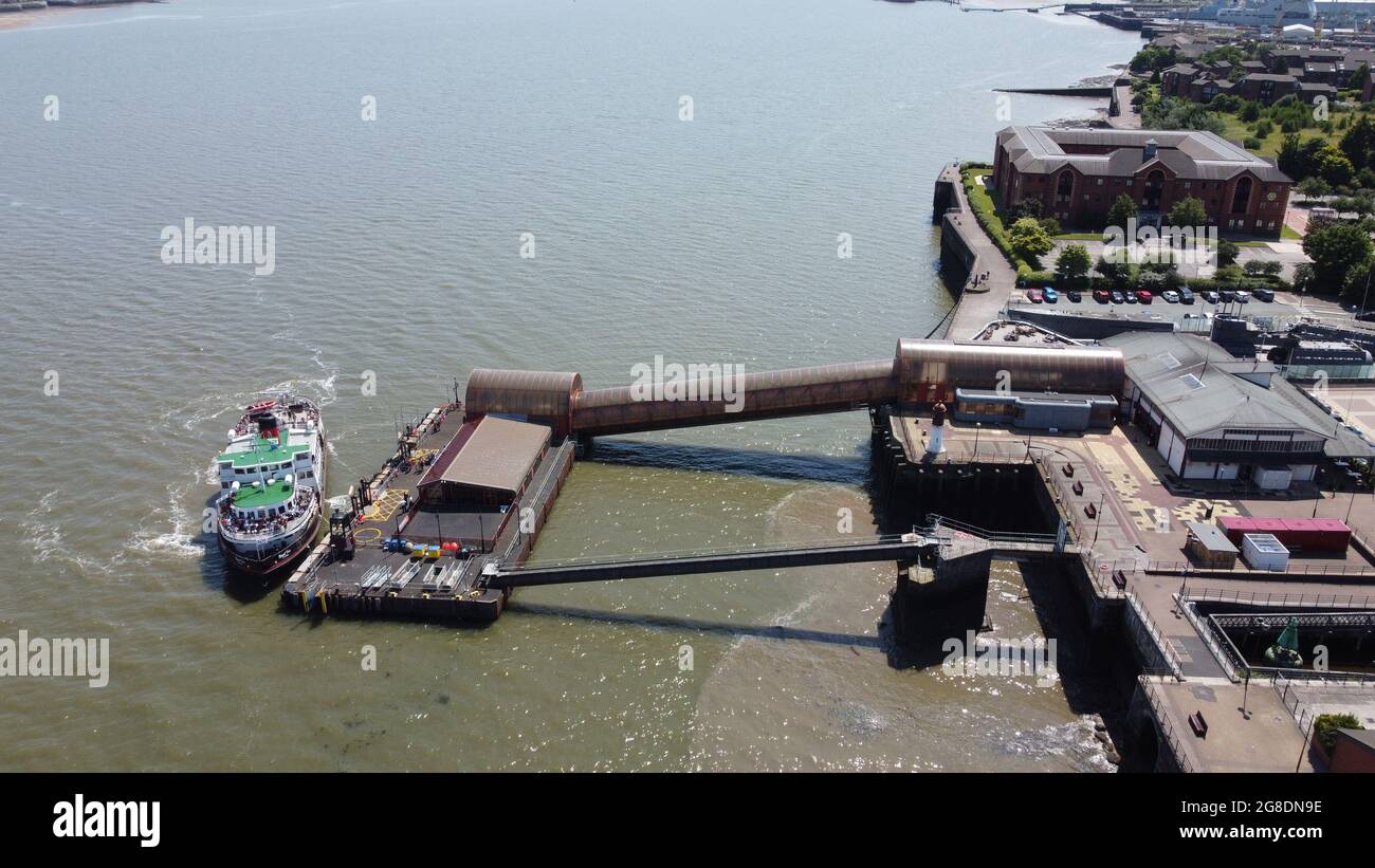 Drone photography of merseyside Stock Photo - Alamy