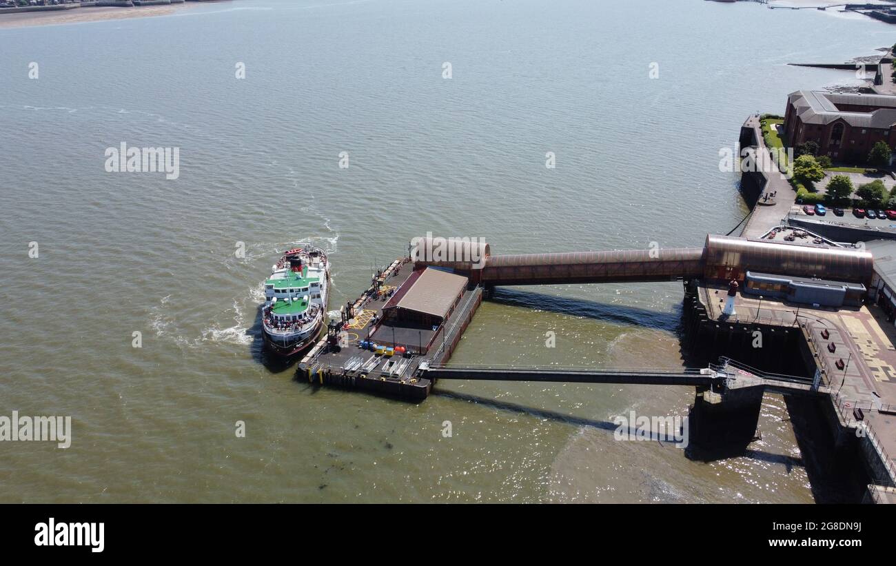 Drone photography of merseyside Stock Photo - Alamy