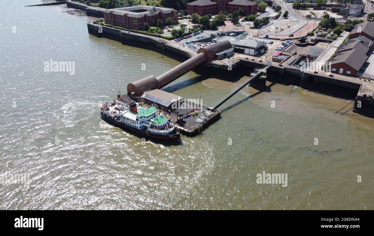 Drone photography of merseyside Stock Photo - Alamy