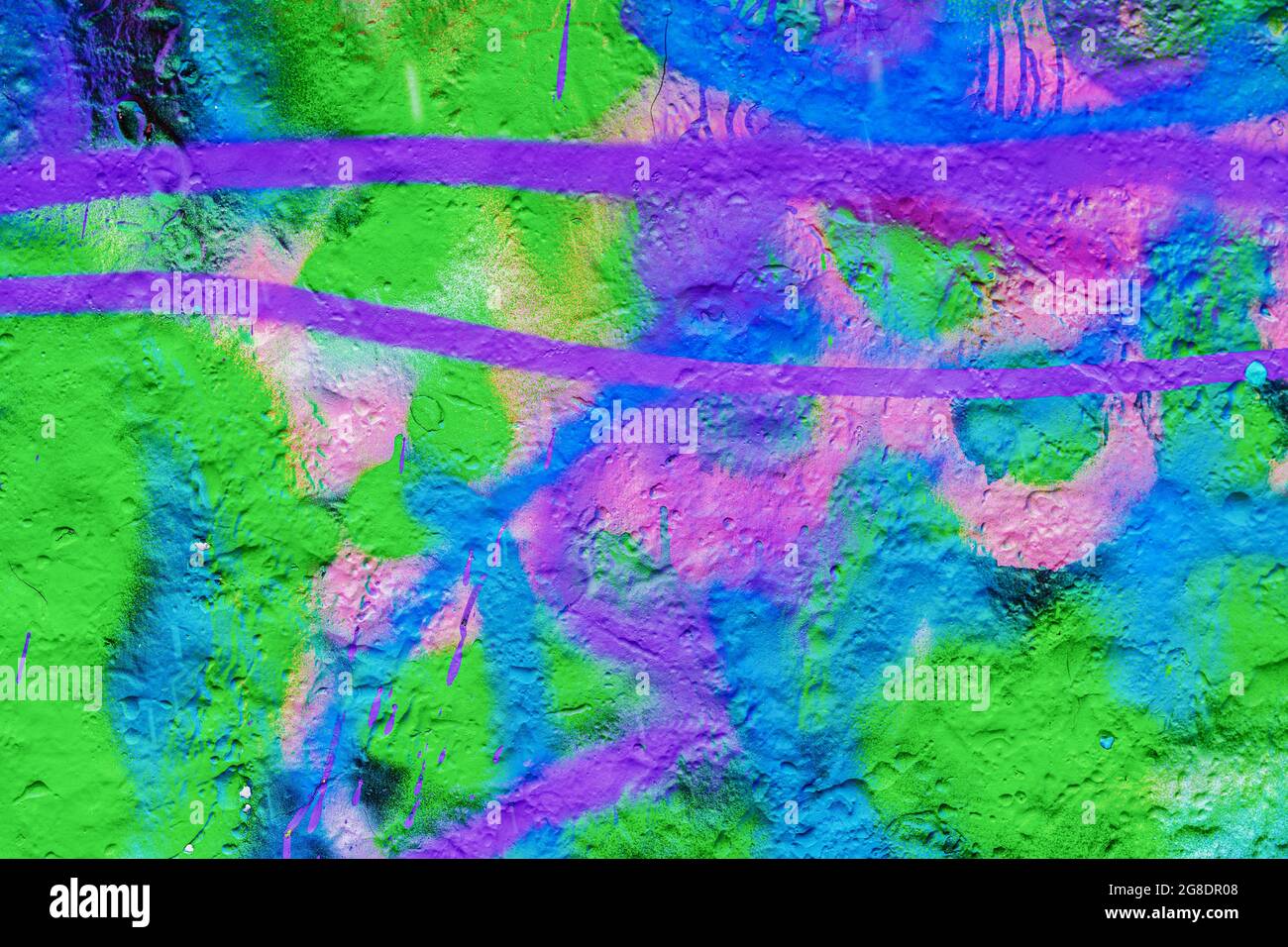 Colorful concrete wall with bright scribble and doodle, background ...