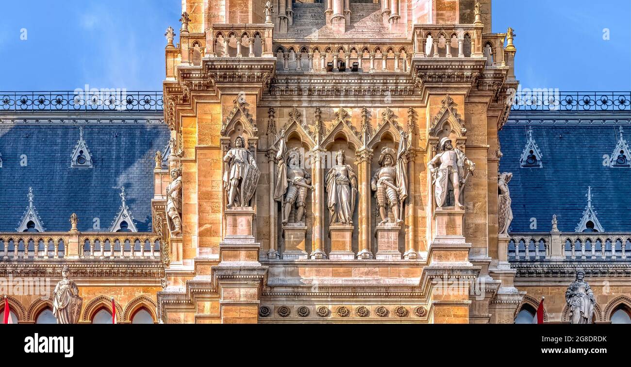 Vienna City Hall is the seat of local government of Vienna, located on ...