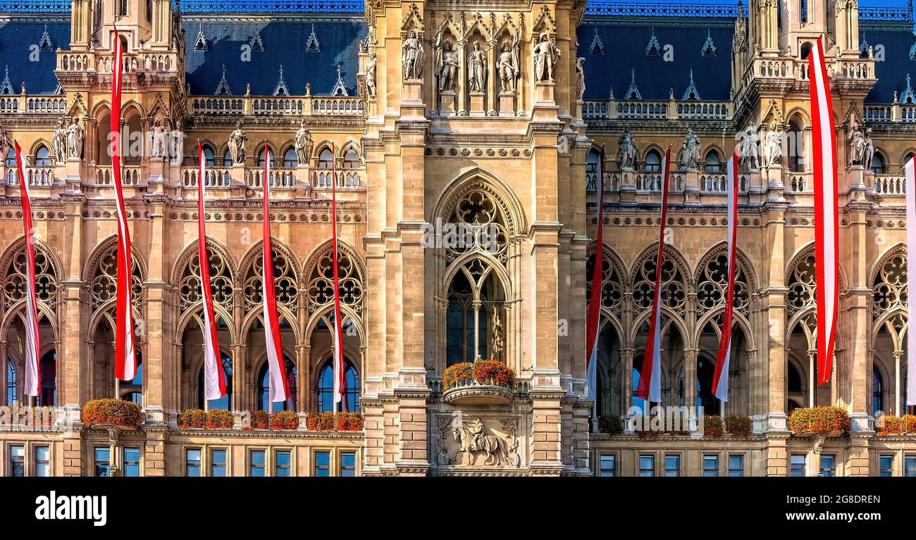 Vienna City Hall is the seat of local government of Vienna, located on ...