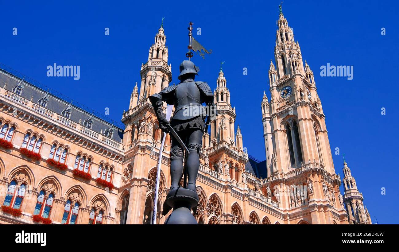 Vienna City Hall is the seat of local government of Vienna, located on ...