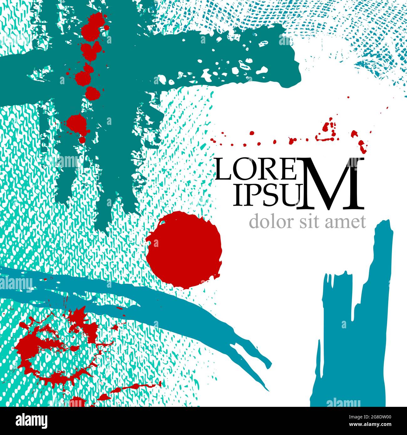 Abstract background for text. With handmade items. Brush strokes ...